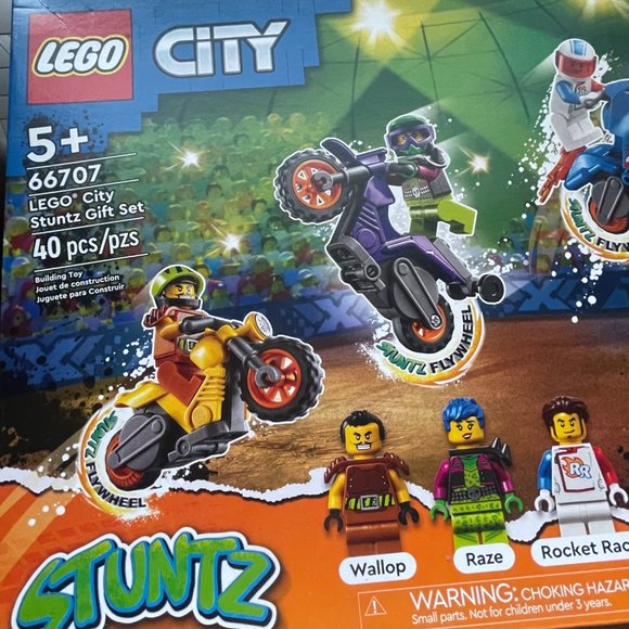 Lego City | Toys | Lego City Stuntz Gift Set 3 In Free Lego Travel Case ...